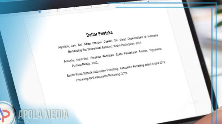 Cara Menulis Daftar Pustaka Dari Jurnal Beserta Contohnya » Apola Media